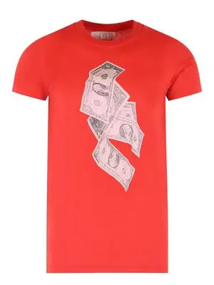 ERL Money Graphic-print T-shirt - Red