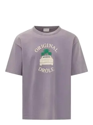 Drole De Monsieur Short-sleeved T-shirt - Gray
