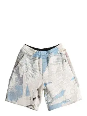 Amiri Amiri Tapestry Woven Elastic Waist Shorts Multi