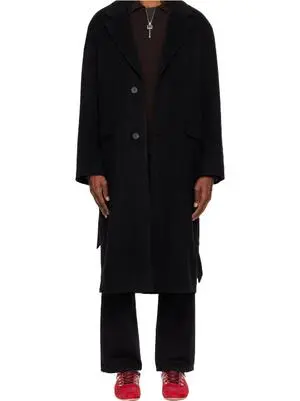 WOOYOUNGMI Wool-blend Coat - Black