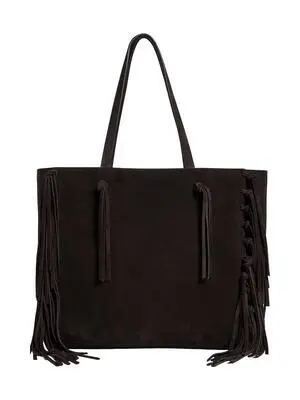 NILI LOTAN Joni Suede Bag - Espresso