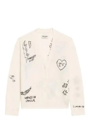 Zadig&Voltaire Cashmere Cardigan - Ecru
