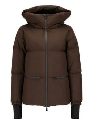 Herno Herno Hooded Down Jacket Brown