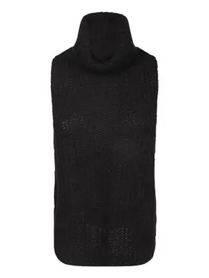 Herno Sleeveless Turtleneck Sweater - Black