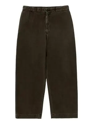 A.PRESSE Retro-style Cargo Pants - Brown