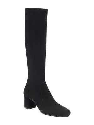 STUART WEITZMAN Stuart Weitzman Lucie Suede Knee High Boots Black