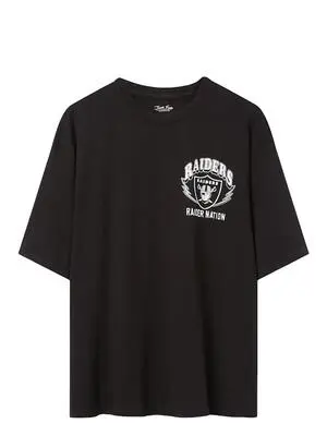 Junk Food Clothing Las Vegas Raiders City Series Oversized Tee - Black