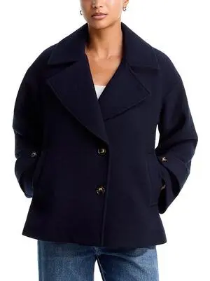 Aqua Swing Peacoat - Navy