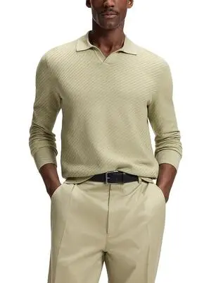 BOSS Lomarino Knitwear Cotton Sweater - Beige