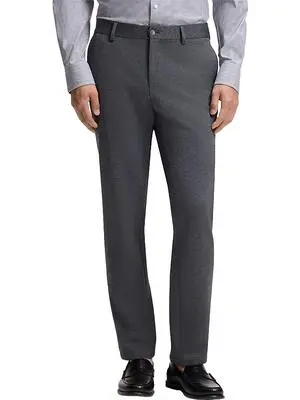 BOSS Genius Slim Fit Textured Pants - Open Blue