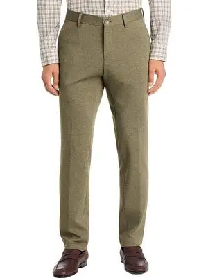 BOSS Genius Slim Fit Textured Pants - Open Green