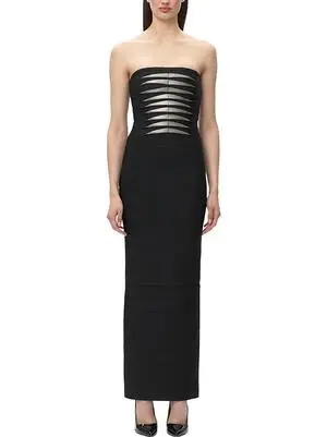HERVE LEGER Herve Leger Metallic Keyla Strapless Gown