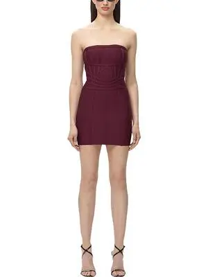 HERVE LEGER Herve Leger Janette Strapless Mini Dress