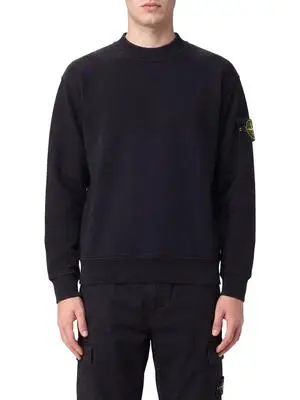Stone Island Cotton Crewneck Jumper - Black