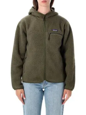 Patagonia Retro Hooded Fleece Jacket - Green