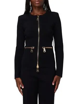 Elisabetta Franchi Viscose Cardigan - Black
