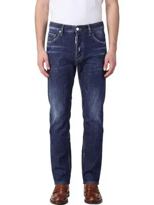 Dsquared2 Mid-rise Skinny Fit Stretch Denim Jeans - Navy