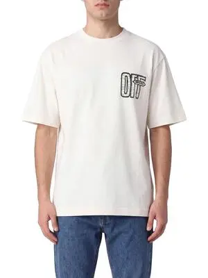 OFF-WHITE Cotton T-shirt With Contrast Arrow Logo On The Back