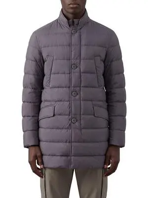 Herno Long Quilted Nylon Puffer Coat - Grey