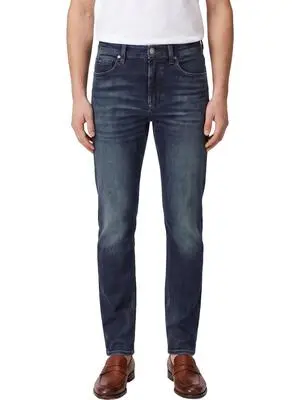 BOSS Slim Fit Skinny Jeans In Stretch Cotton Denim - Blue