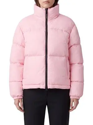 Canada Goose Fallon Short Down Jacket With Funnel Neck - Pink