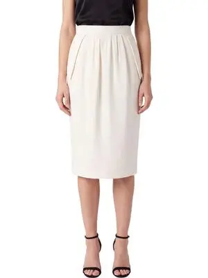 STELLA MCCARTNEY Stella McCartney High-Waisted Crêpe Midi Pencil Skirt