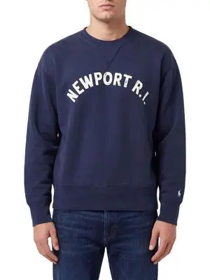 POLO RALPH LAUREN Polo Ralph Lauren Cotton Crewneck Sweatshirt With Contrast Logo Print
