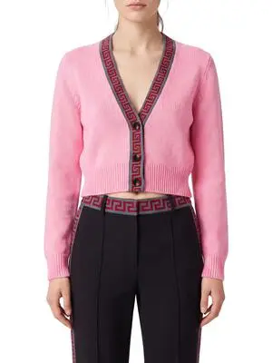 Versace Greca Cardigan - Pink