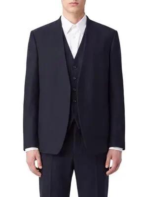 MAISON MARGIELA Maison Margiela Open-Front Blazer Blue