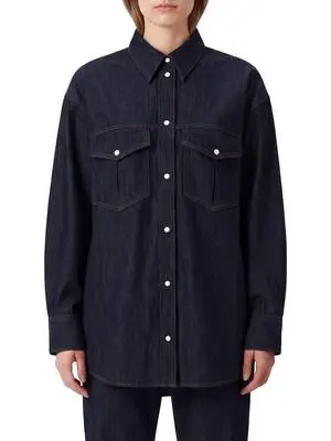 Khaite Khaite Denim Shirt Blue