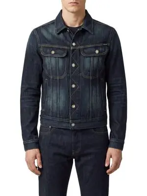 TOM FORD Stone-washed Denim Shirt Jacket - Blue
