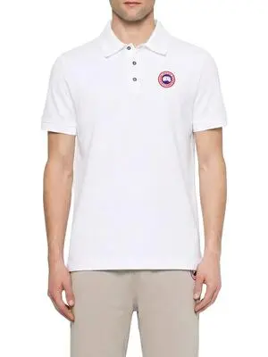 Canada Goose Slim-fit Polo Shirt - White