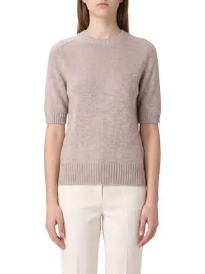 ALLUDE Allude Ribbed Knit Sweater Kaki