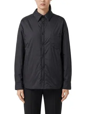 MAISON MARGIELA Nylon Shirt Jacket - Black