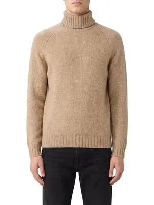 BRUNELLO CUCINELLI Brunello Cucinelli Silk, Cashmere, And Wool Turtleneck Sweater With Ribbed Edges