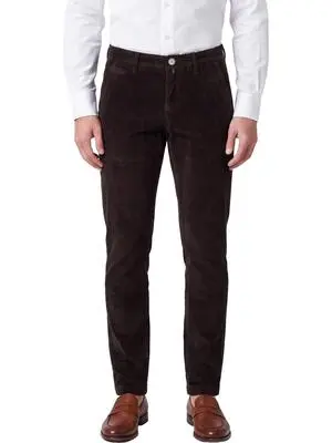 Jacob Cohen Slim Fit Corduroy Mid-rise Trousers - Brown