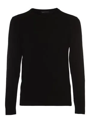 DANIELE FIESOLI Round Neck Long Sleeve Sweater - Black