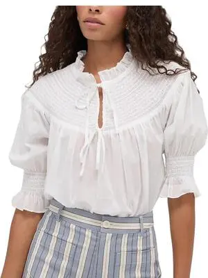 Hill House Home Zinnia Top - White