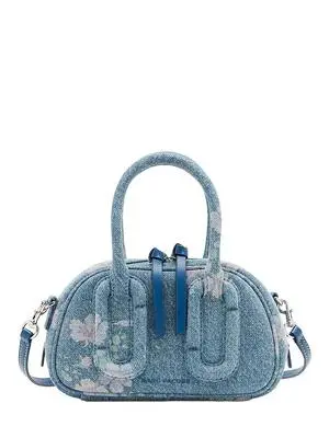 Marc Jacobs Babe Mini Denim Top Handle Bag - Indigo Multi