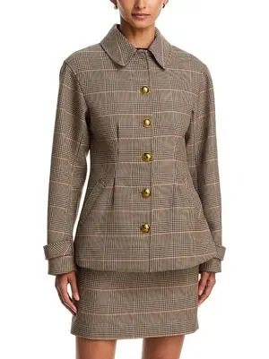 Veronica Beard Severine Jacket - Khaki Multi