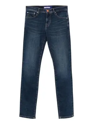 MANUEL RITZ MANUEL RITZ Dark Wash Stretch Denim Jeans Grey