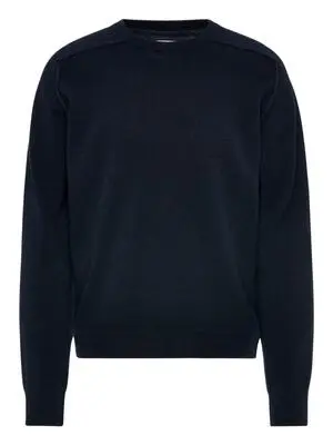 MAISON MARGIELA Virgin Wool Sweater - Navy