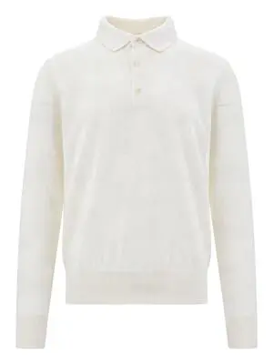 BOSS BLACK BOSS BLACK Long-Sleeve Knit Polo Sweater