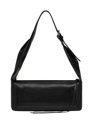 MAISON MARGIELA Sheepskin Leather Shoulder Bag - Black