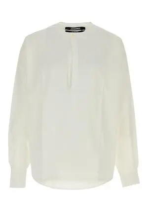 JACQUEMUS Jacquemus Diamond Pattern Knit Shirt