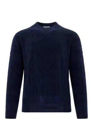 BALLANTYNE BALLANTYNE Cable-Knit Crewneck Sweater