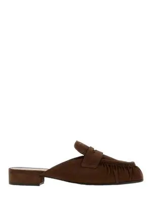 Prada Suede Loafers Brown