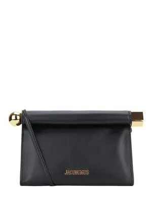 Jacquemus JACQUEMUS Le Sac Rond Carré Mini Handbag Black