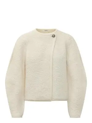 Ba&sh Fida Textured Knit Cardigan - Ecru