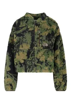 The North Face Printed Fleece Zip-up Jacket - Green